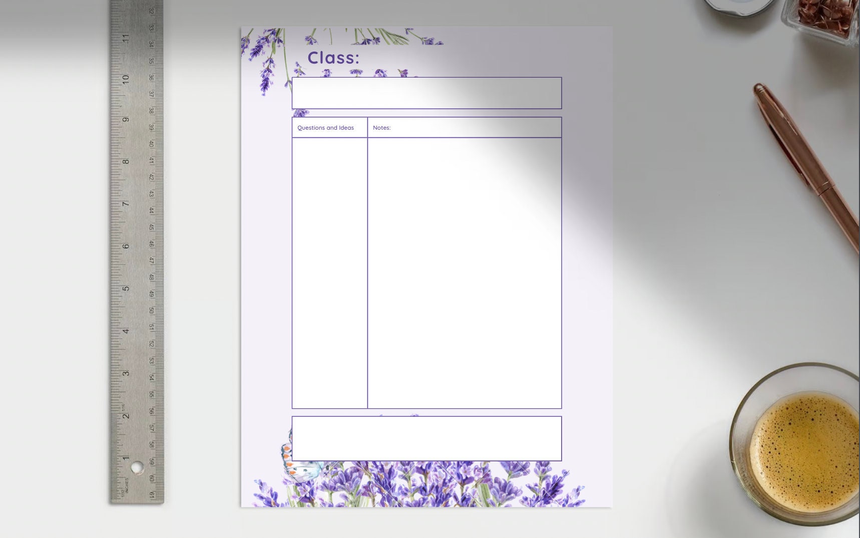 Aesthetic Cornell Notes Pack: Digital Download Bundle, Aesthetic Notes ...