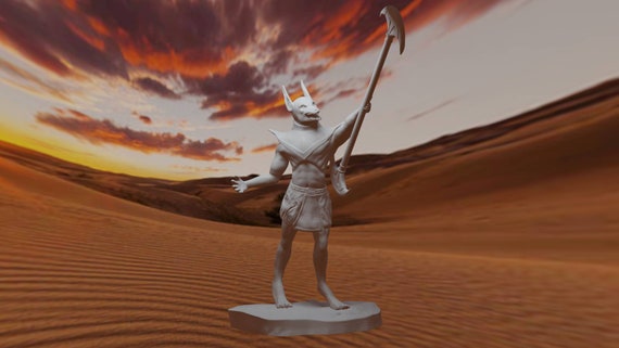 Jackal Warrior Miniature 28mm Tabletop Roleplay D&D - Etsy