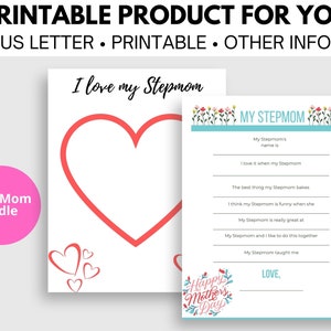 Mother's Day About My Stepmom Questionnaire - Etsy