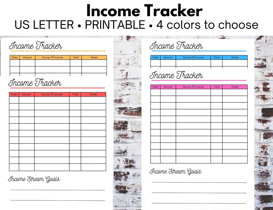 Income Tracker, Passive Income, Savings, Retail Arbitrage Income ...