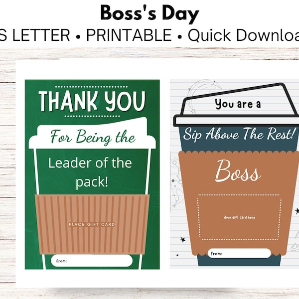 Boss Lady Gift Printable - Etsy