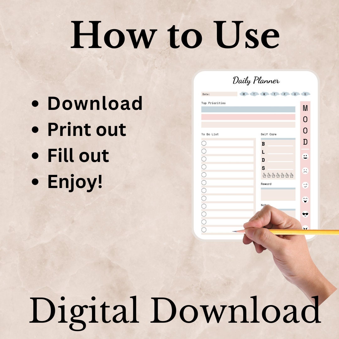 Self Car Planner/tracker - Etsy