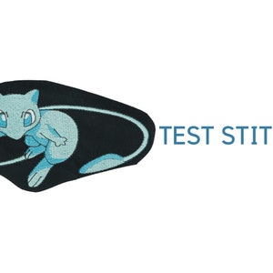 Shiny Mew Embroidery Design - Pokemon Embroidery Design - Cute Machine ...