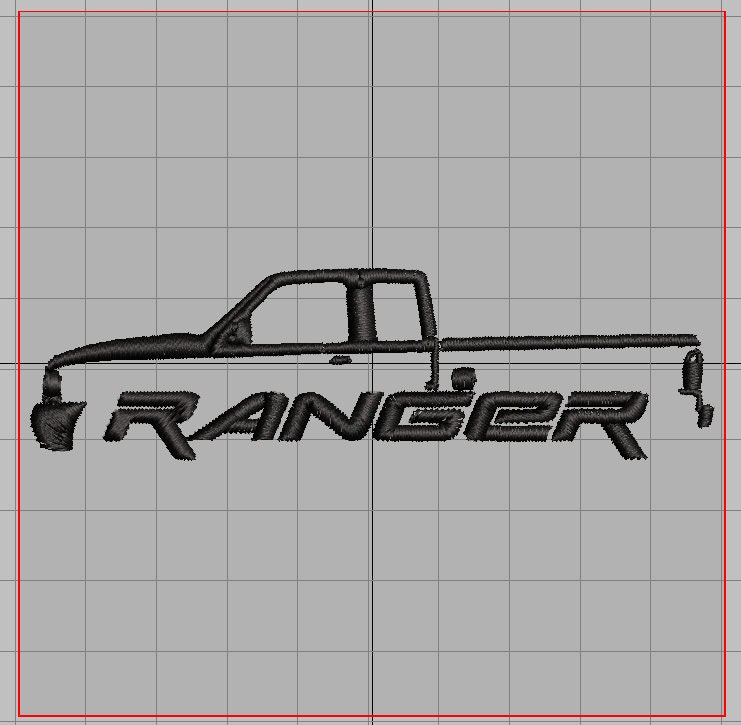 Ford Ranger Embroidery Digitized File, Trendy Embroidery Designs, Car ...