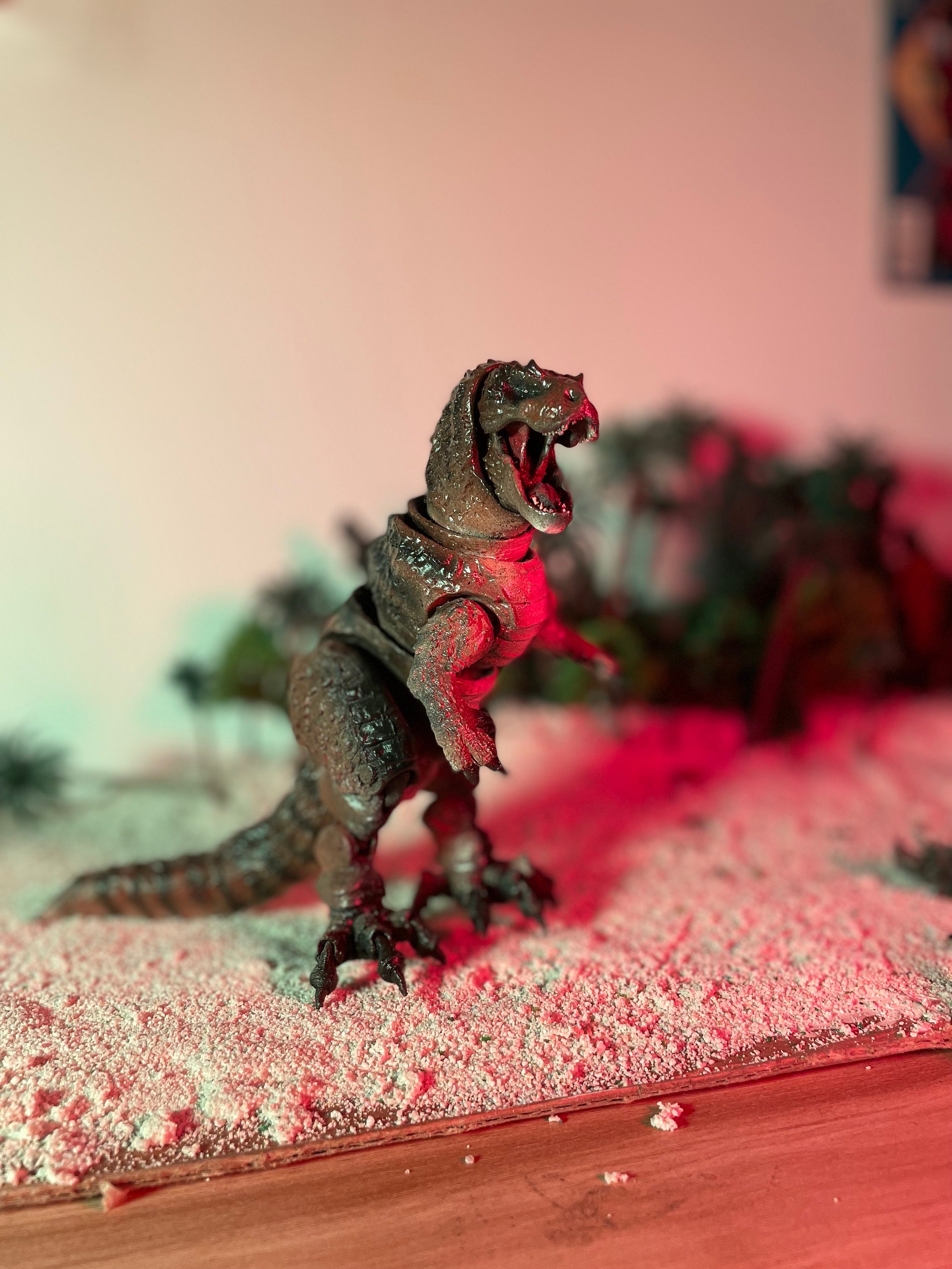 FULLY ARTICULATED 11 Inch Head to Tail Vintage ALLOSAURUS Figure - Etsy