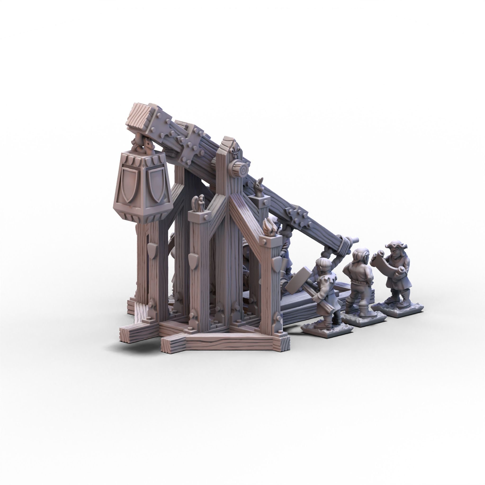 Chivalric Knights Trebuchet bretonnia Trebuchet 10 Mm Miniatures for ...