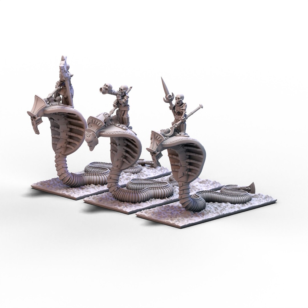 King of Sands Snake Riders tomb Kings Necropolis Knights 10 Mm ...