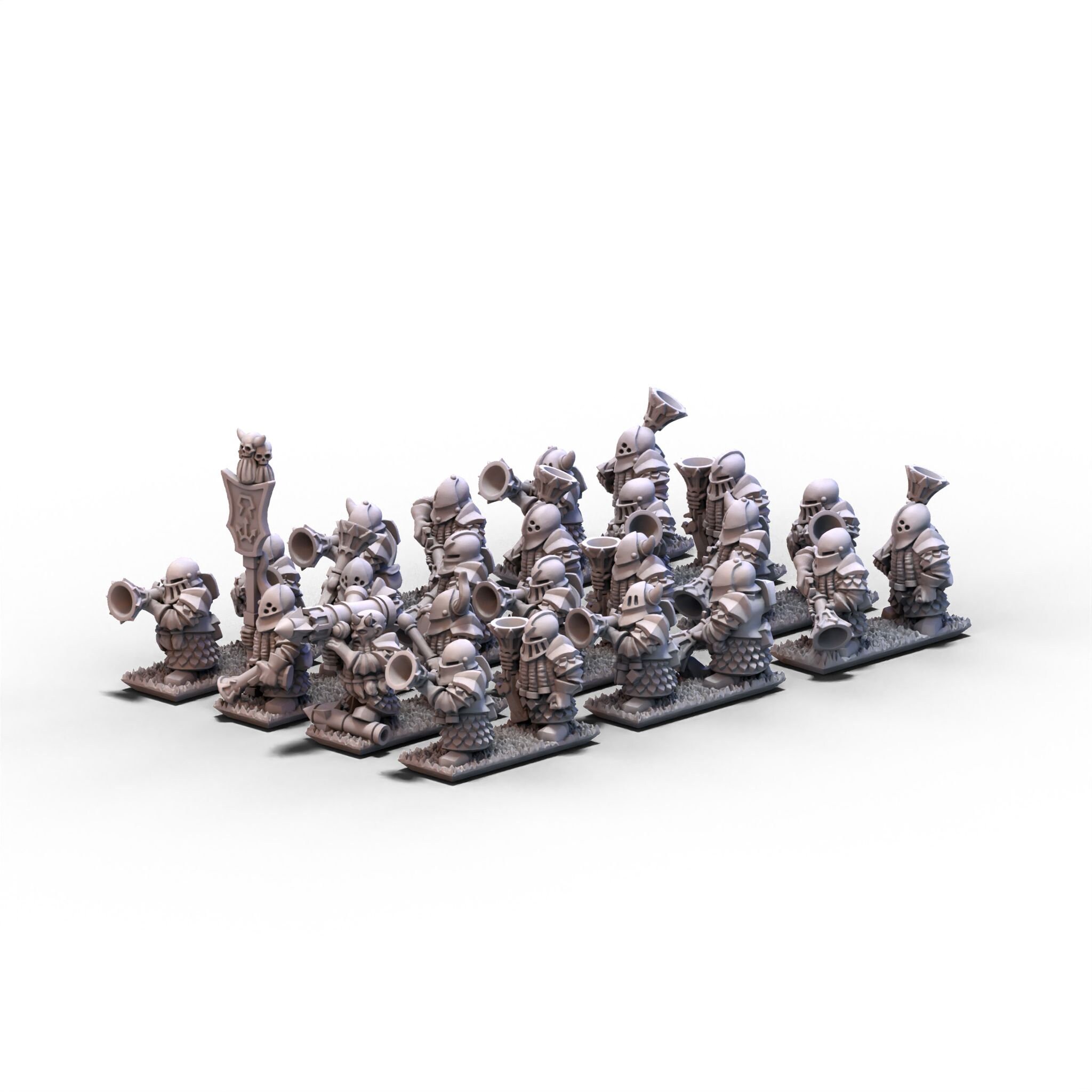 Dwarf Demonsmiths Starter Army chaos Dwarfs 10 Mm Miniatures for ...