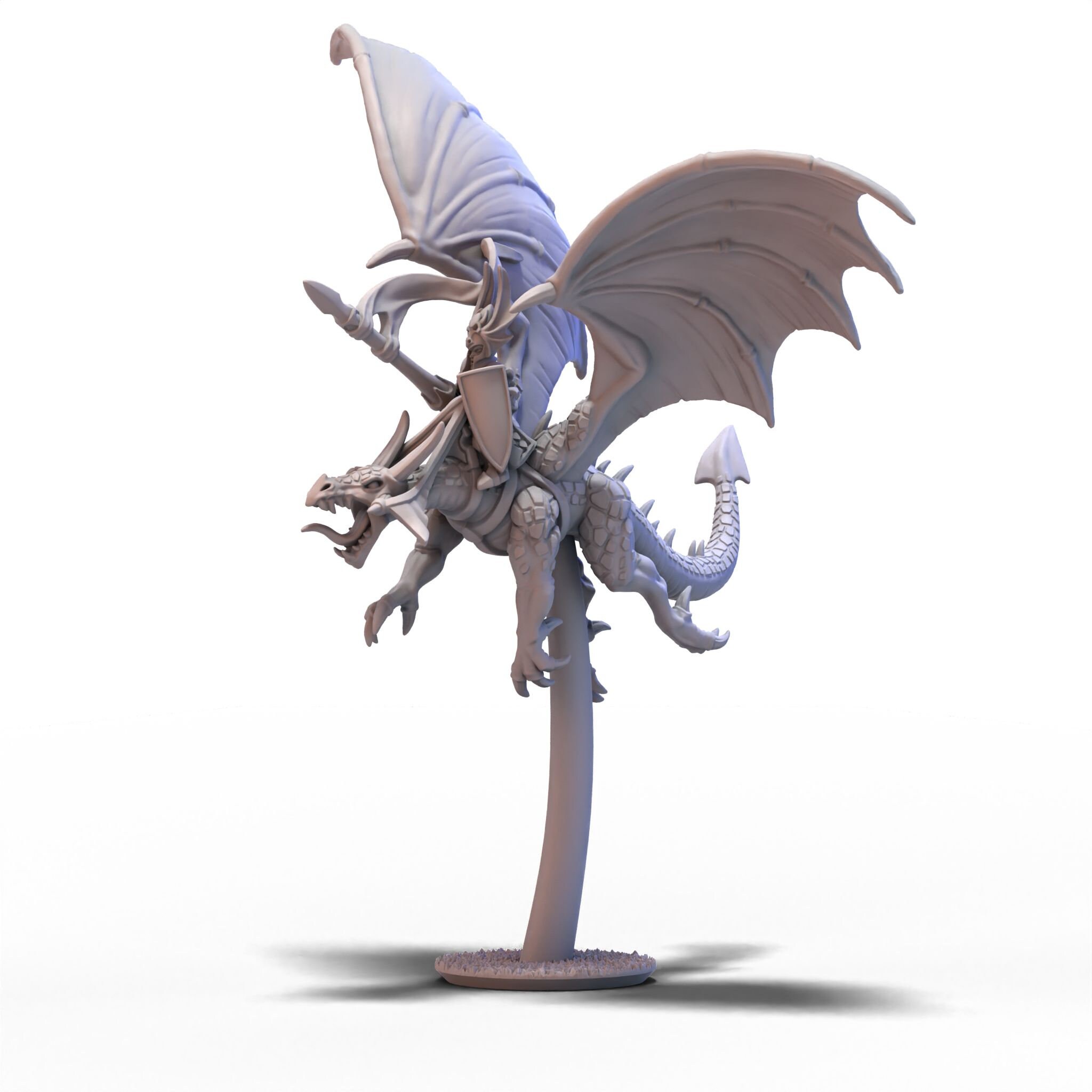 Noble Elves Dragon Rider 1 flying high Elves Dragon Rider 10 Mm ...