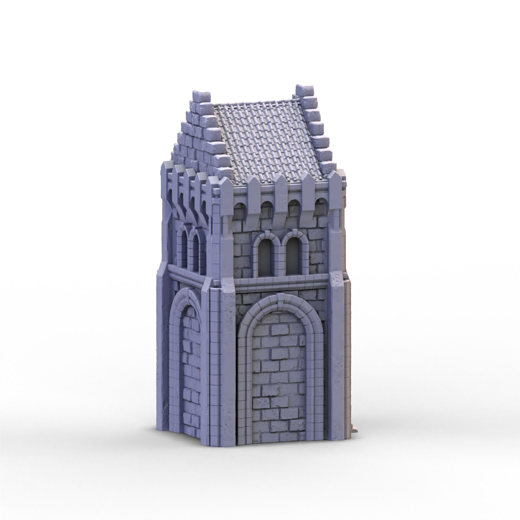 Arkenfel Ivory Citadel Tower 2 V1 10 Mm Scenery for Warmaster and Other ...