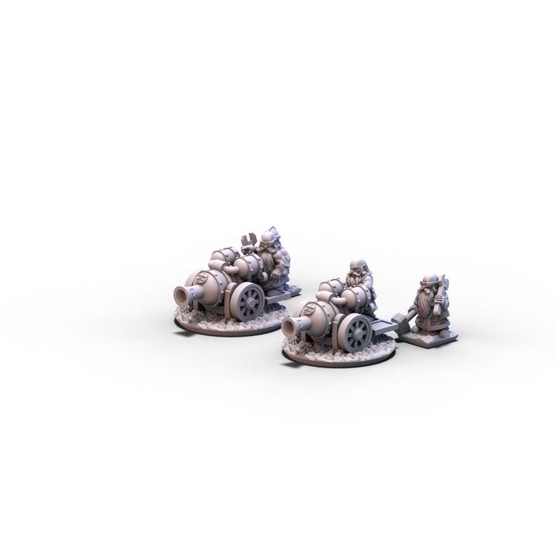 Dwarves Dwarf Fire Thrower dwarves Flame Cannon 10 Mm Miniatures for ...