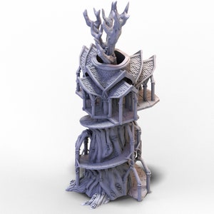 Hidden Forest Realm Tree Tower 1 10 Mm Scenery for Warmaster and Other ...