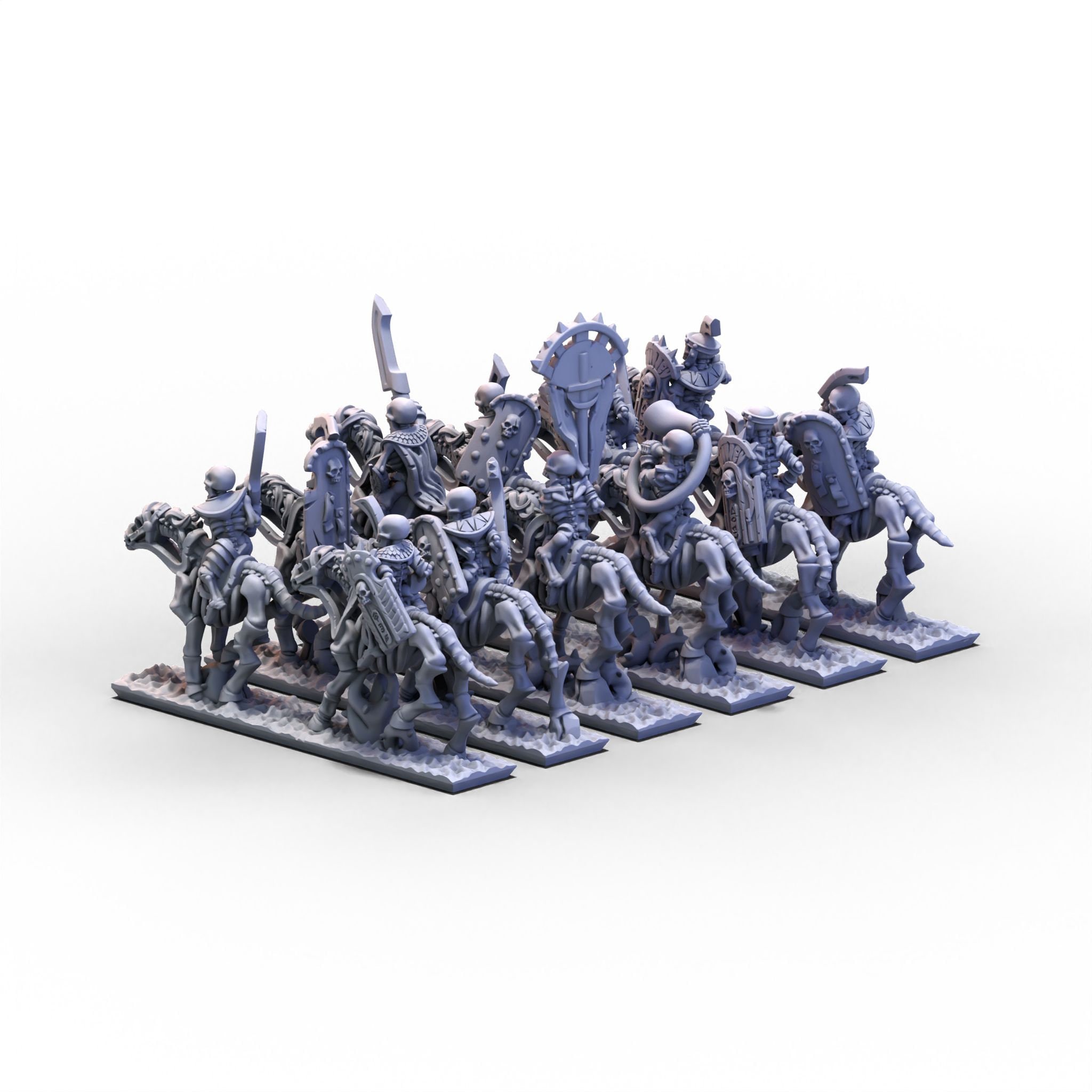 King of Sands Skeleton Cavalry swords Unit 1 tomb Kings Skeleton ...