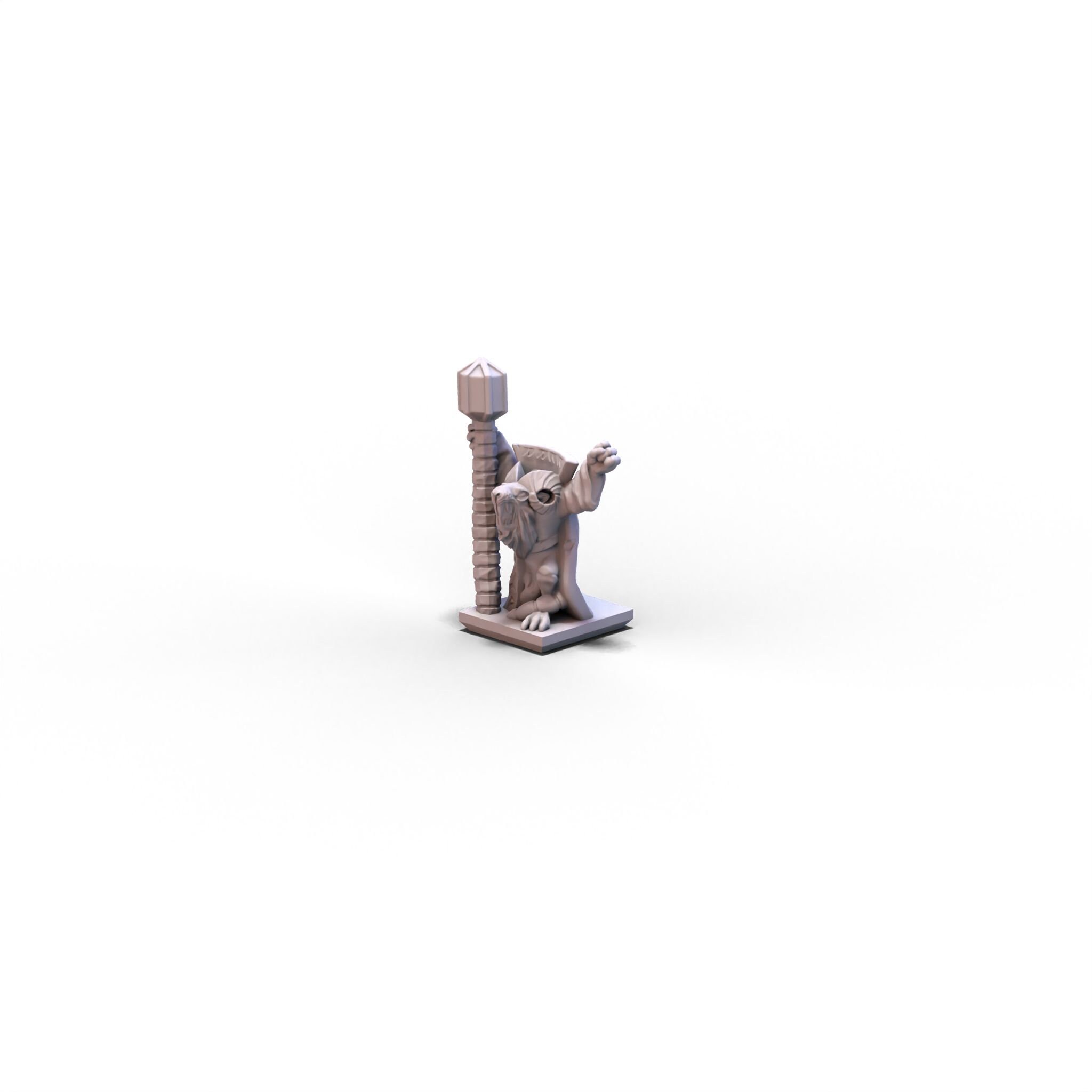 Vermin Clans Seer skaven Grey Seer 10 Mm Miniatures for Warmaster and ...