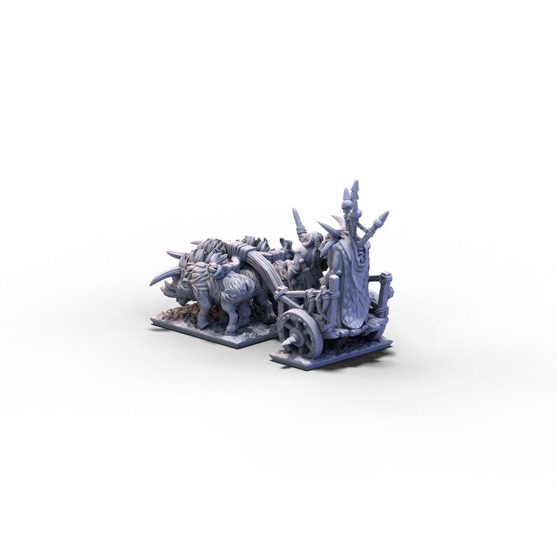 Beastmen Tuskgor Charriots Leader 2 beastmen Tuskgor Charriot 10 Mm ...