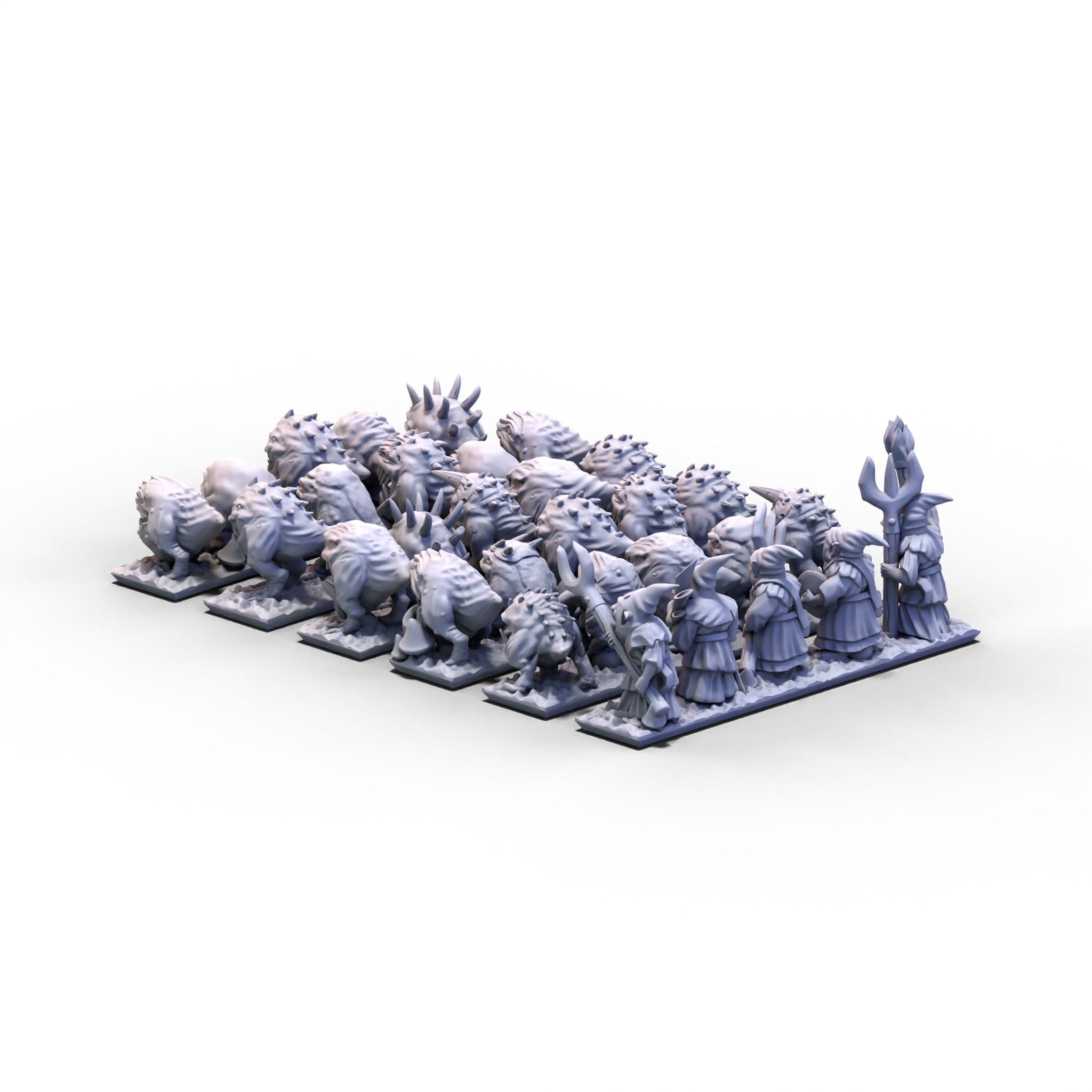 Orcs and Goblins Squig Herd Unit goblins Squig Herd 10 - Etsy UK