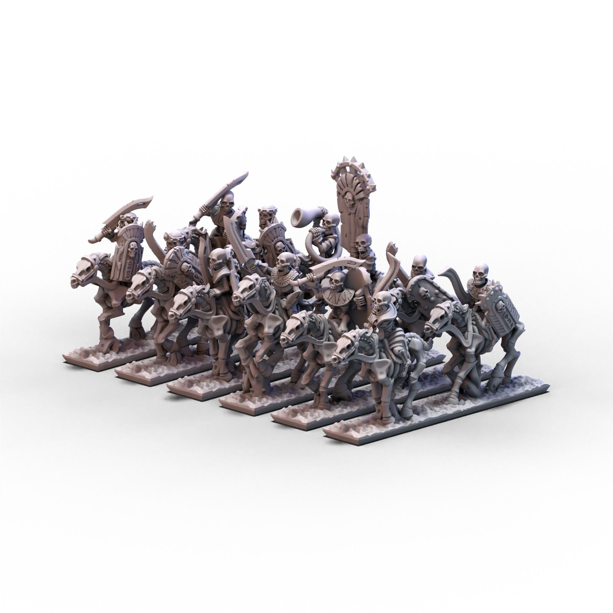 King of Sands Skeleton Cavalry swords Unit 1 tomb Kings Skeleton ...