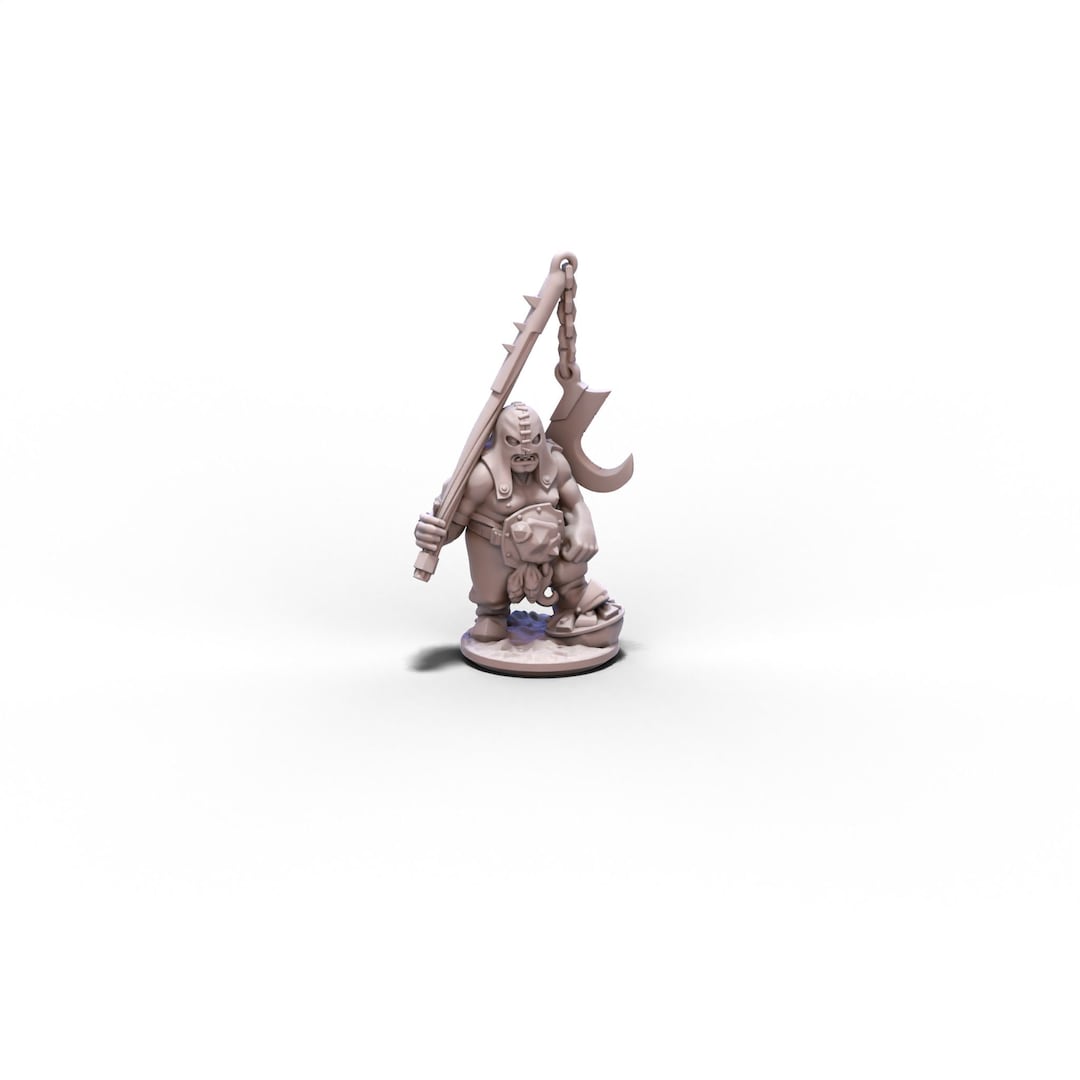 Ogres Ogre Hero 2 ogre Kingdoms Bruiser 10 Mm Miniatures for Warmaster ...