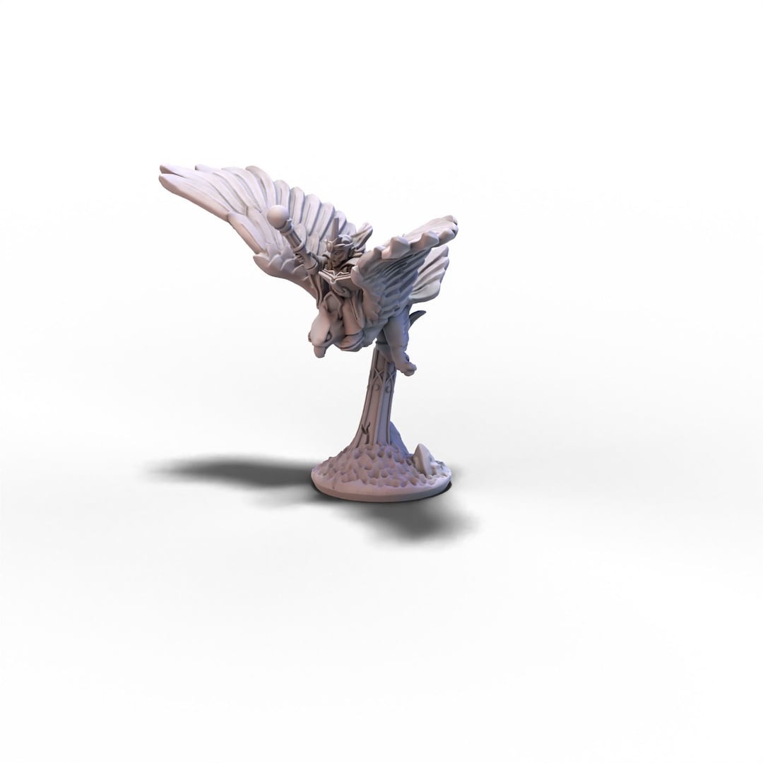 Noble Elves Eagle Mage high Elves Giant Eagle Wizard 10 Mm Miniatures ...