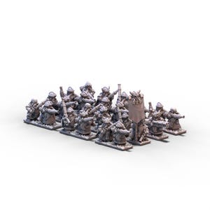 Dwarves | Dwarf Muskets Unit 1 | 10mm/15mm - Etsy