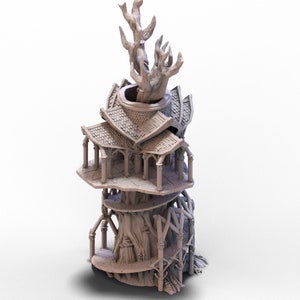 Hidden Forest Realm Tree Tower 1 10 Mm Scenery for Warmaster and Other ...