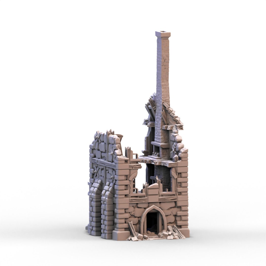 Vladistov House 2 Ruins 10 Mm Scenery for Warmaster and - Etsy