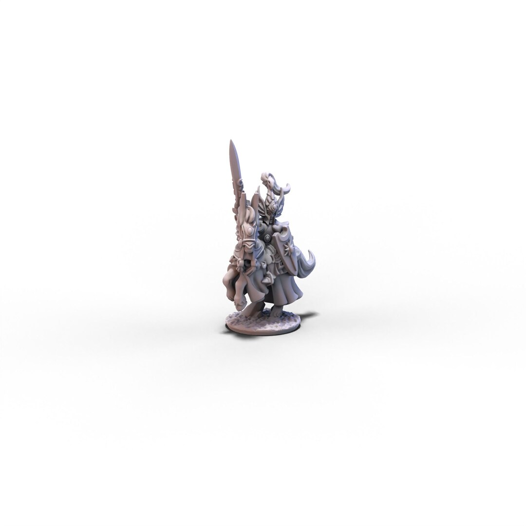 Noble Elves General on Horse high Elves General 10 Mm Miniatures for ...