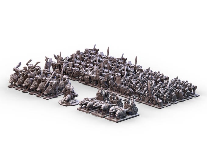 Orcs and Goblins (GSM) | Warmaster Starter Army | 10mm/15mm - Etsy
