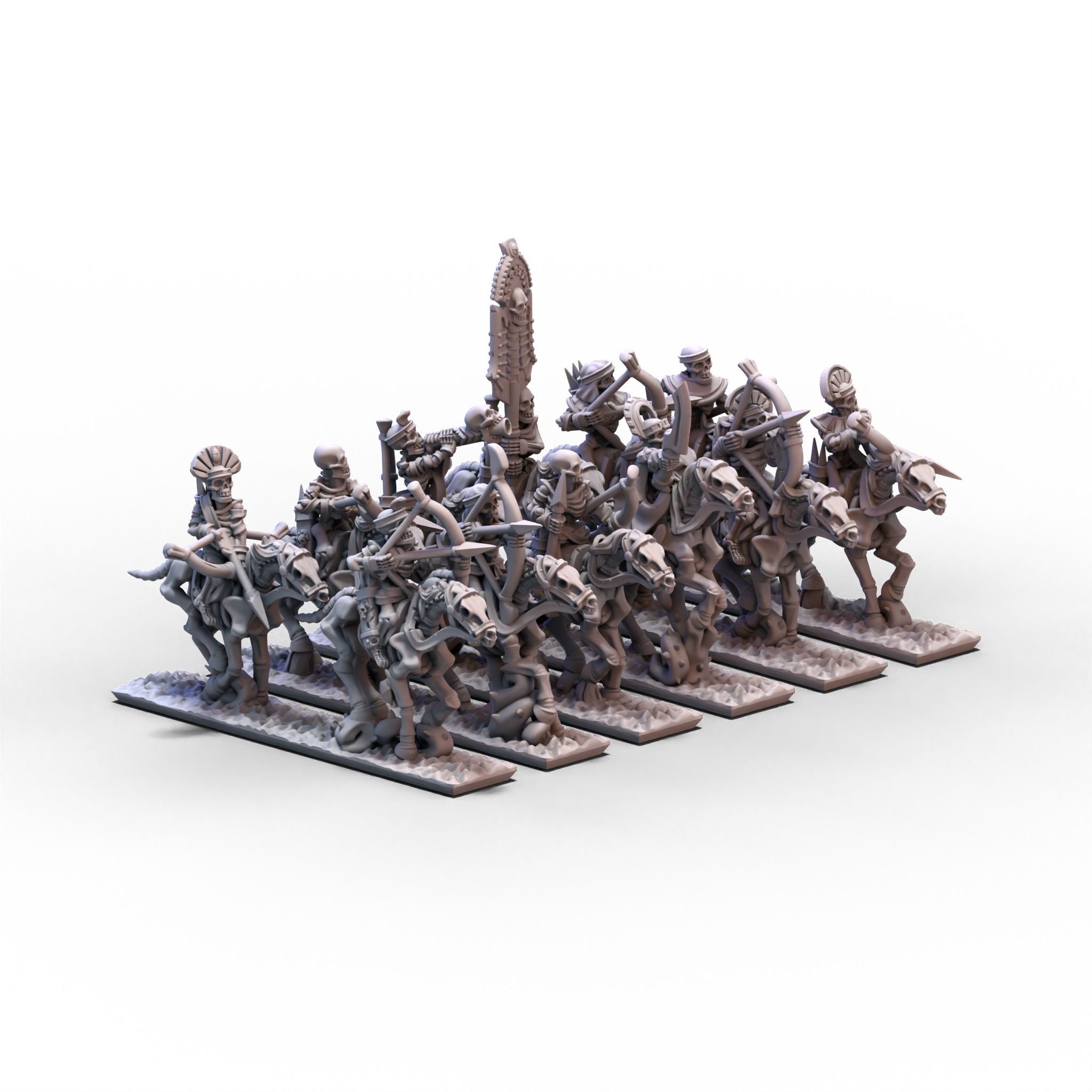 King of Sands Skeleton Cavalry archers Unit 2 tomb Kings Skeleton ...