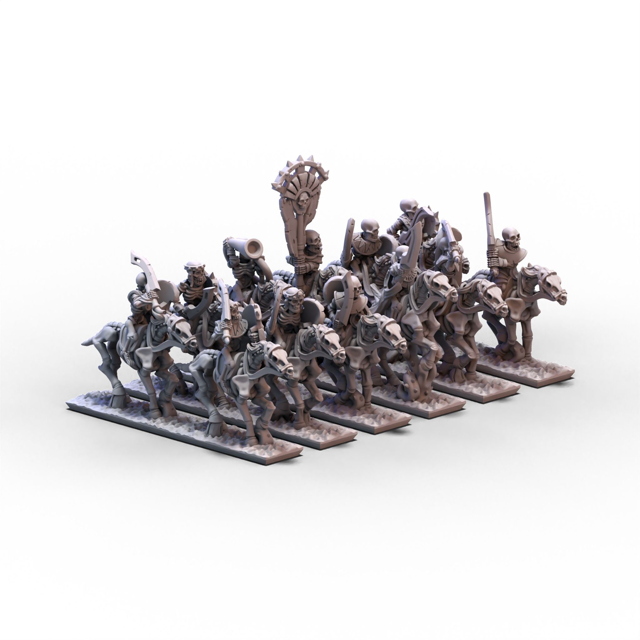 King of Sands Skeleton Cavalry swords Unit 1 tomb Kings Skeleton ...