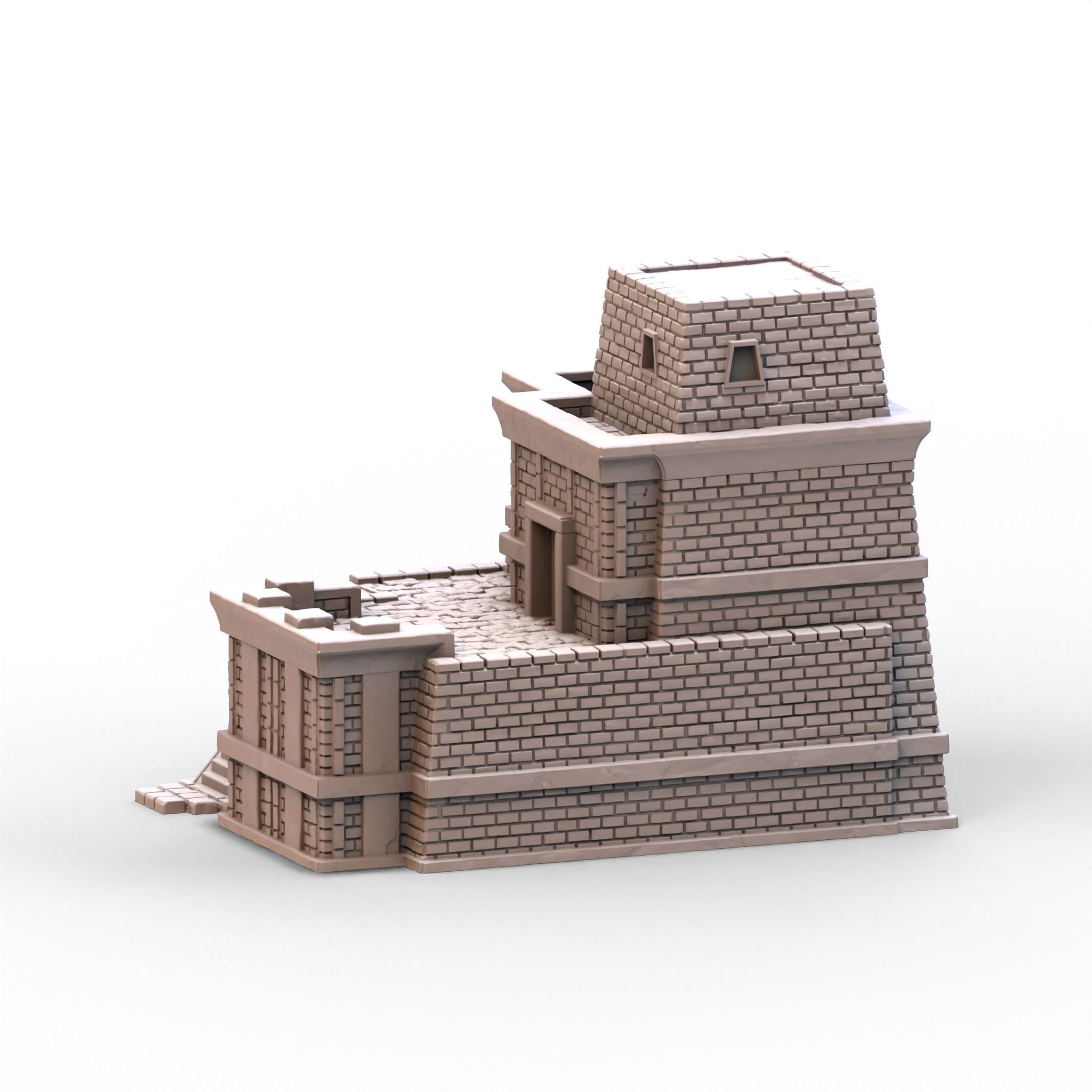 Nhekahara Temple 3 10 Mm Scenery for Warmaster and Other Tabletop ...