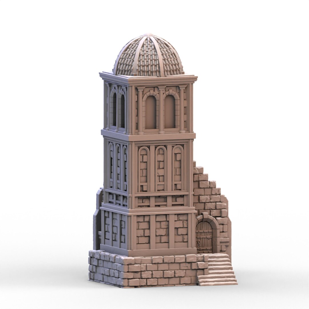 Arkenfel Ivory Citadel Building 1 V4 10 Mm Scenery for Warmaster and ...