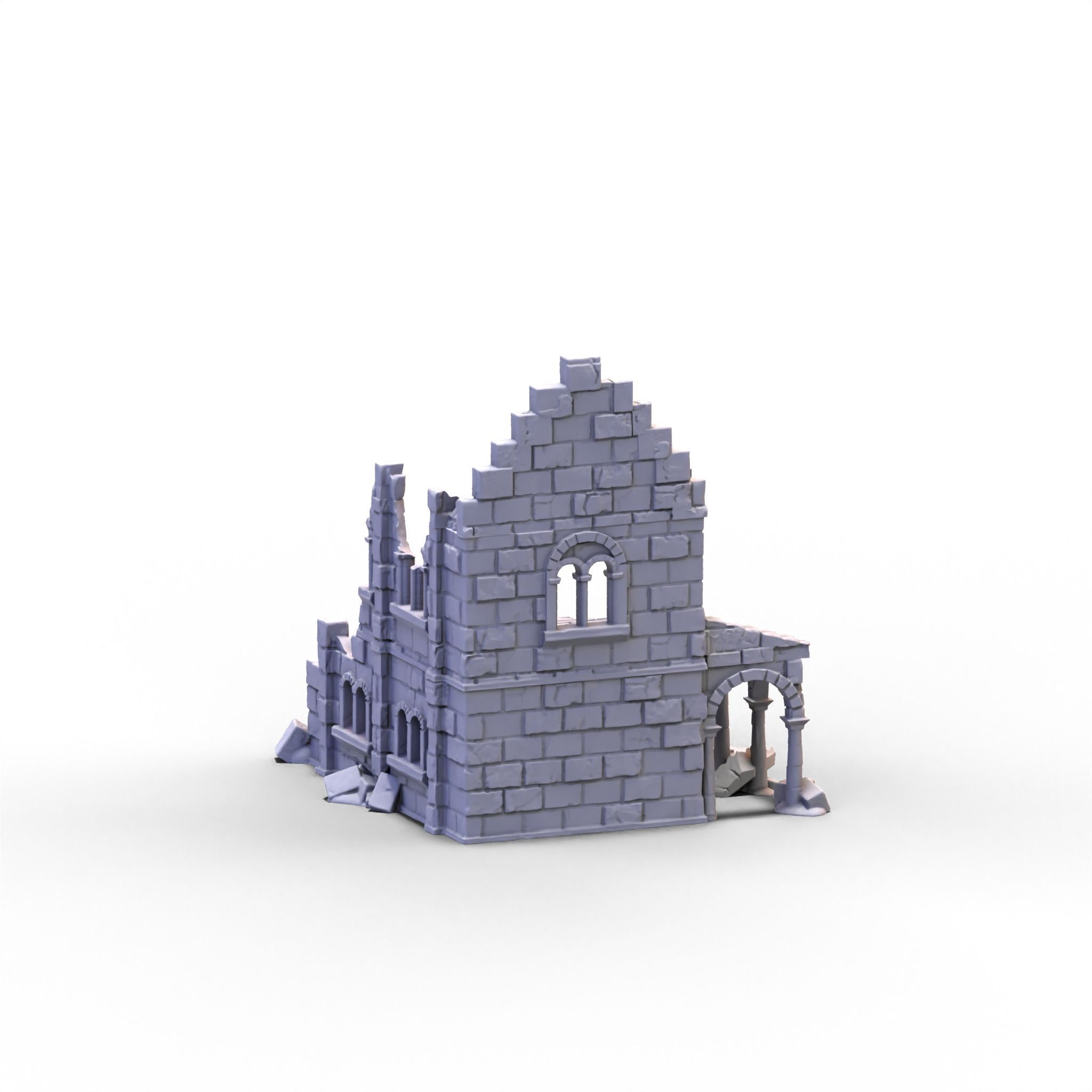 Arkenfel House 2 Ruins 10 Mm Scenery for Warmaster and Other Tabletop ...