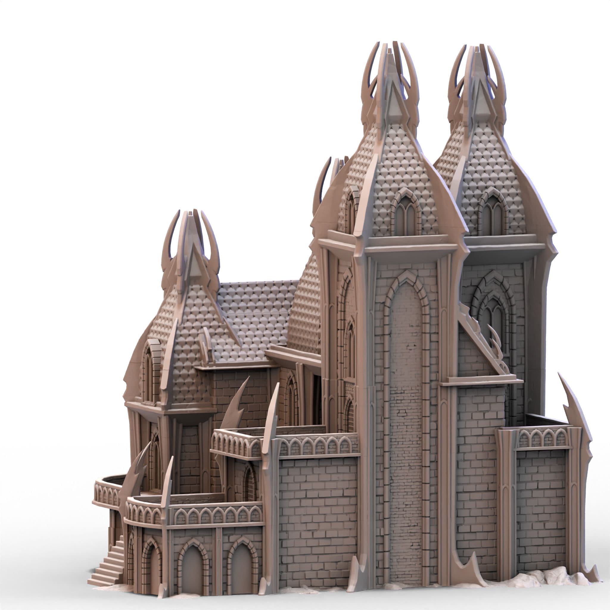 Black Thorn Keep Keep 10 Mm Scenery for Warmaster and Other Tabletop ...