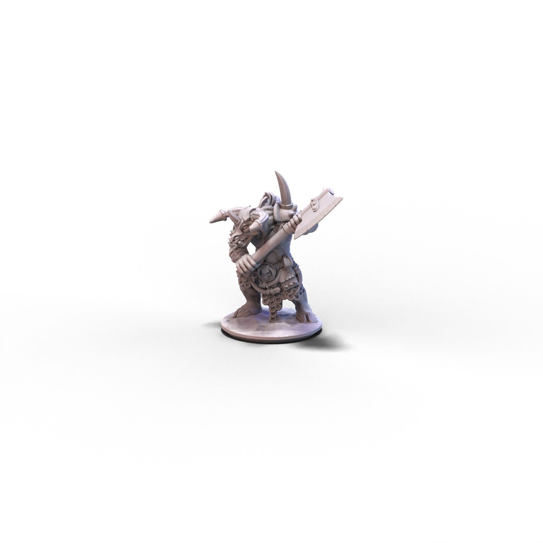 Beastmen Doombull Beastmen Doombull 10 mm miniatures for Warmaster and ...