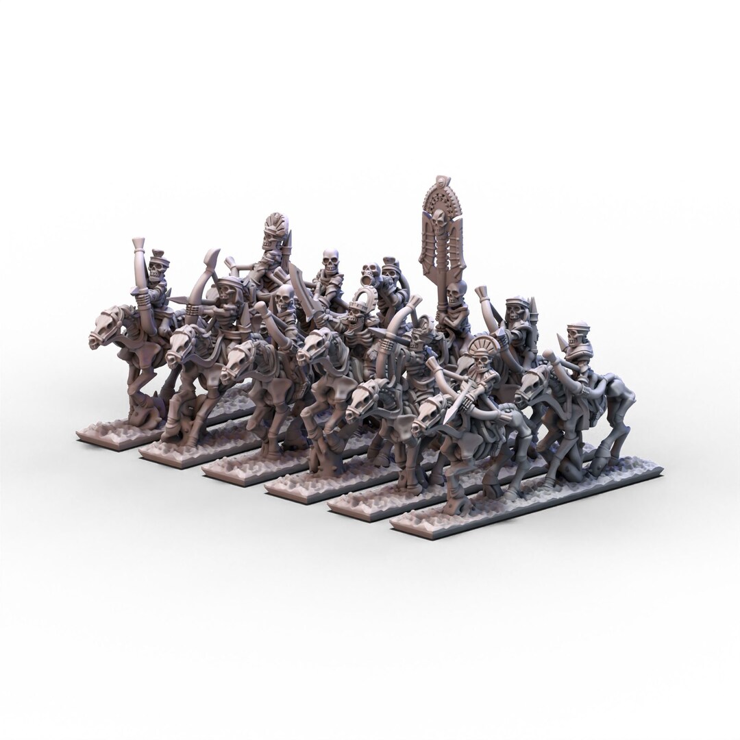 King of Sands Skeleton Cavalry archers Unit 2 tomb Kings Skeleton ...