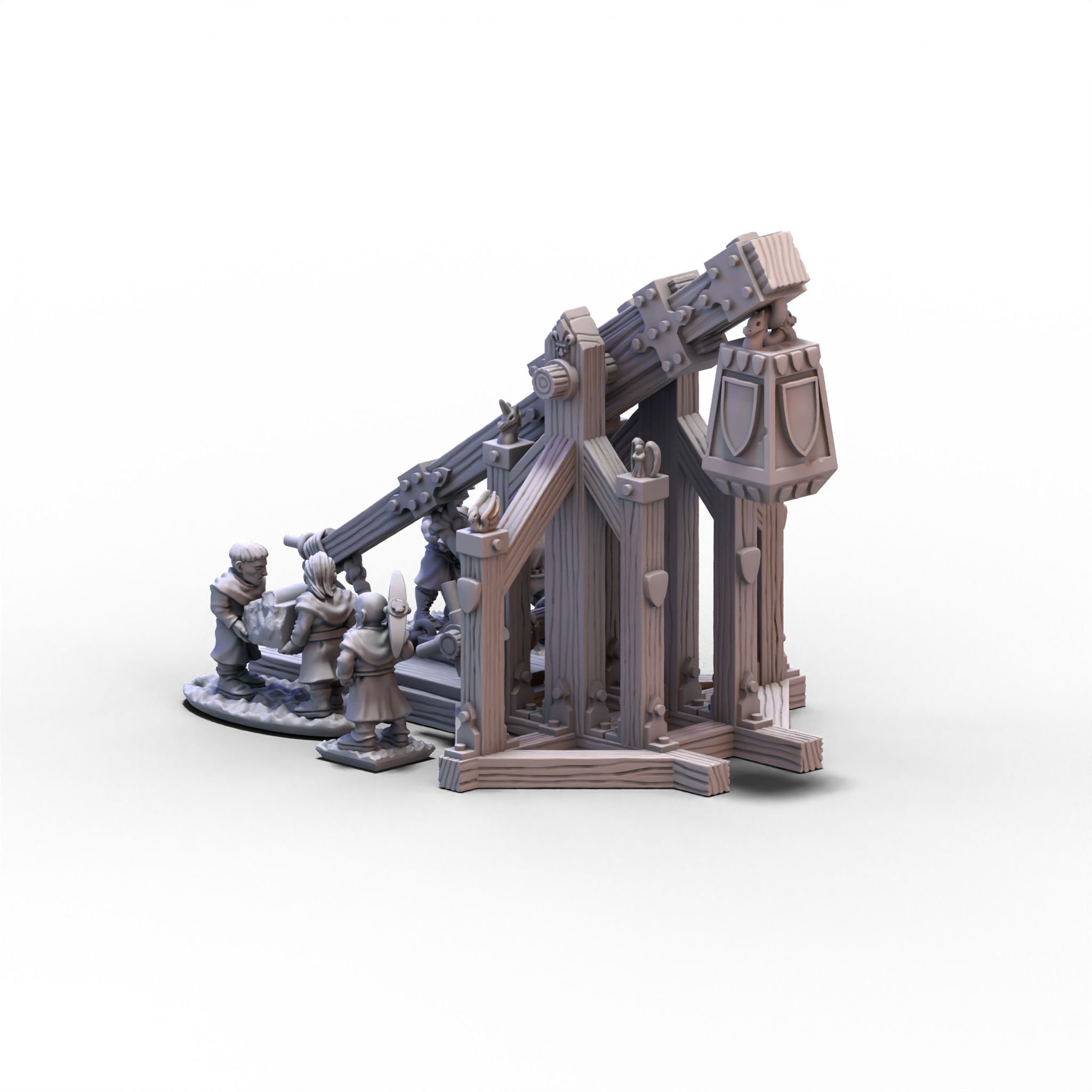Chivalric Knights Trebuchet bretonnia Trebuchet 10 Mm Miniatures for ...