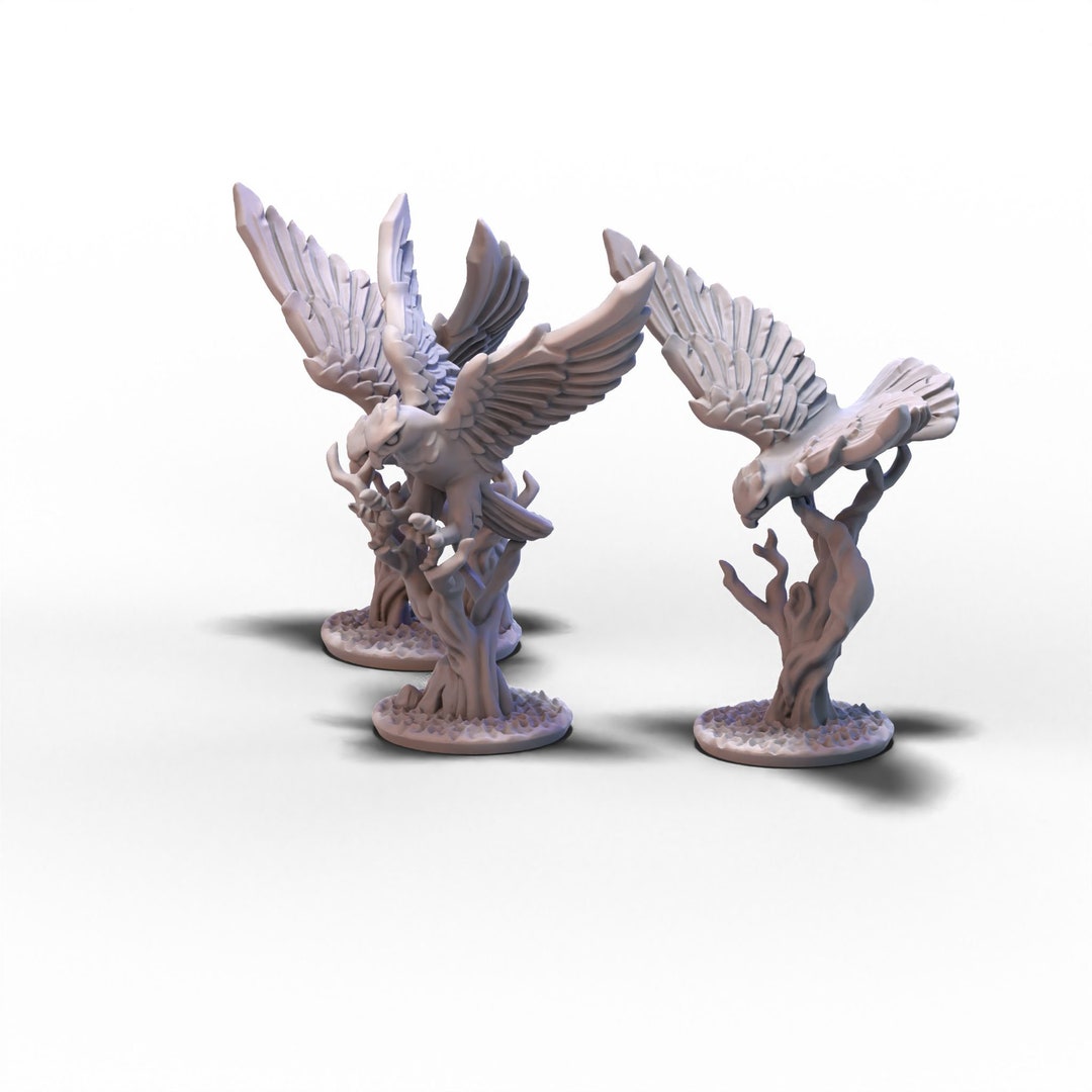 Wood Elves Hawks Unit wood Elves Warhawks 10 Mm Miniatures for ...