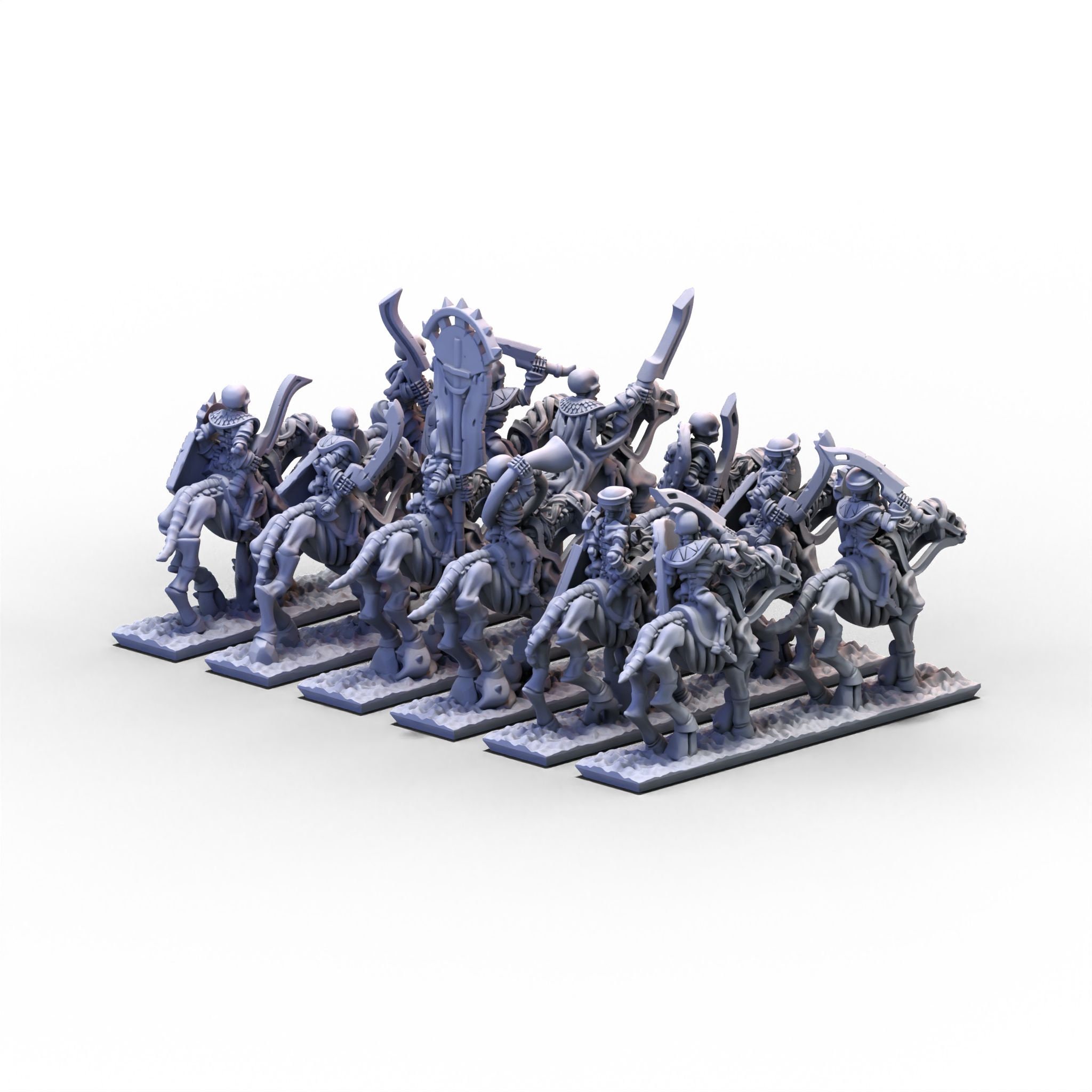King of Sands Skeleton Cavalry swords Unit 1 tomb Kings Skeleton ...
