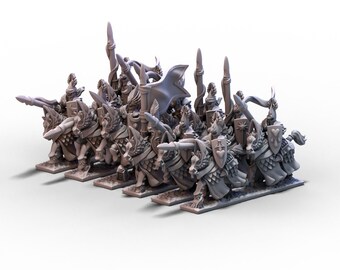 Chivalric Knights Starter Army bretonnia 10 Mm Miniatures for Warmaster ...