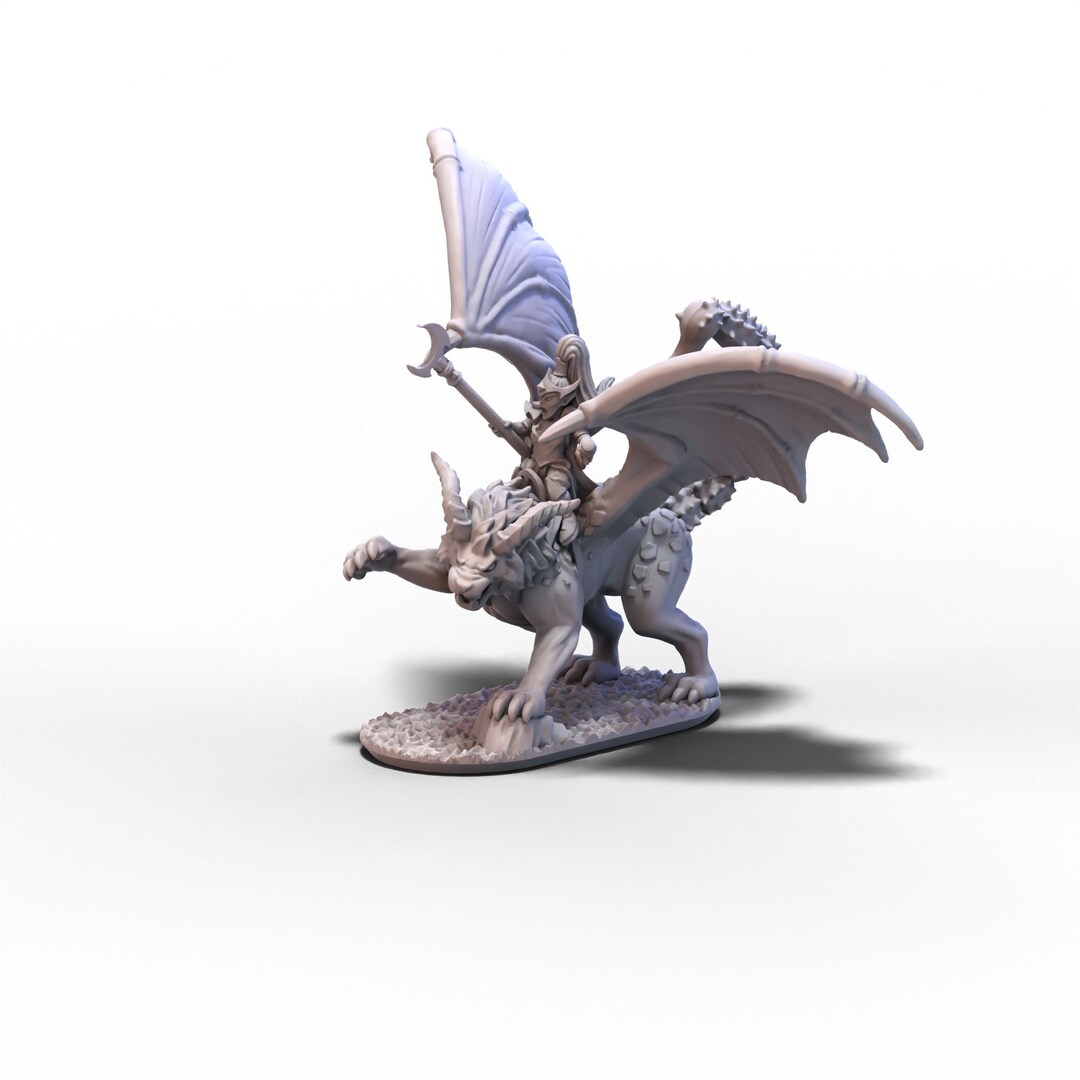 Dire Elves Manticore With Sorceress dark Elves Manticore 10 Mm ...