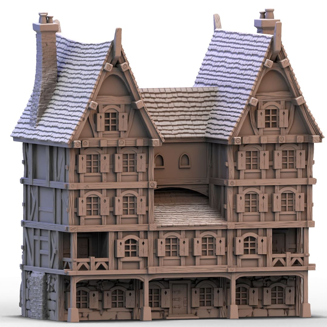 Vladistov Tavern 10 Mm Scenery for Warmaster and Other Tabletop ...