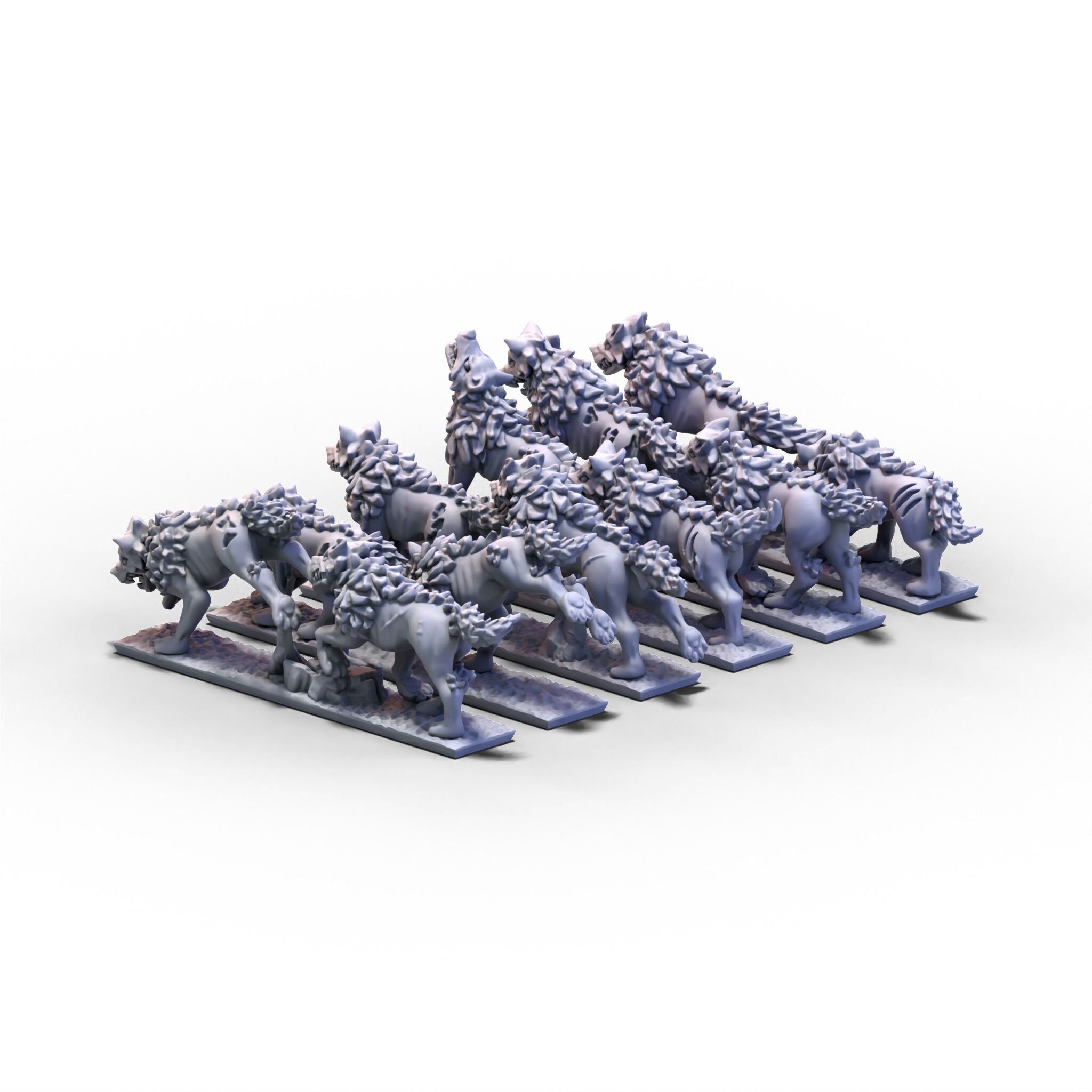 Vampires Dire Wolves Unit vampire Counts Dire Wolves 10 - Etsy