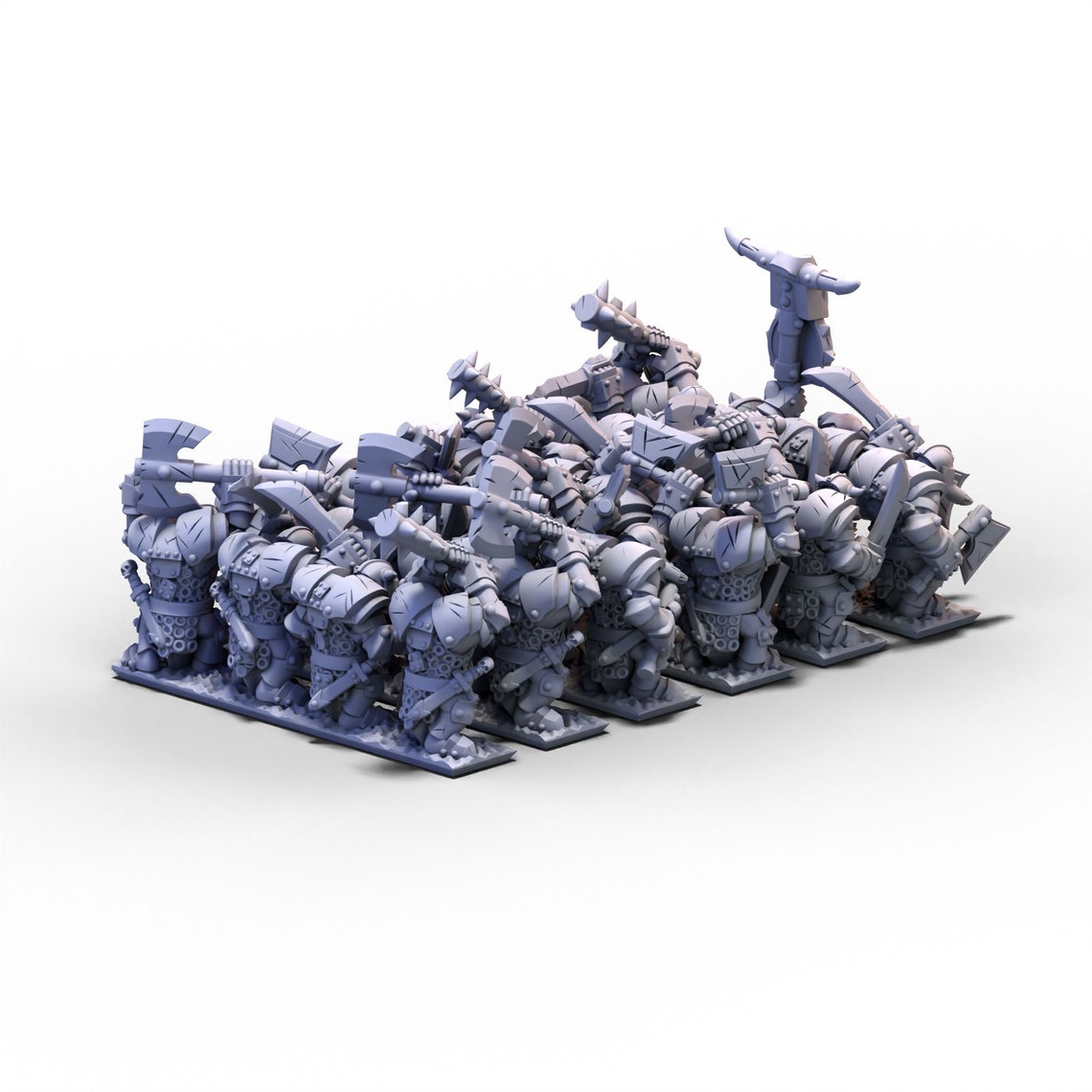 Orcs and Goblins Black Orcs Unit orcs Black Orcs 10 Mm - Etsy