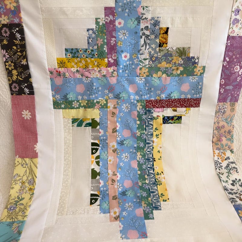 Log Cabin Cross Pattern - Etsy