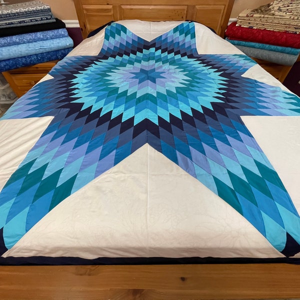 Texas Star Quilt Pattern - Etsy