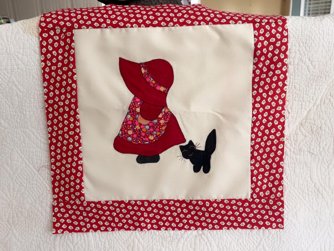 SUNBONNET SUE Mini Quilt Top#3242e - Etsy