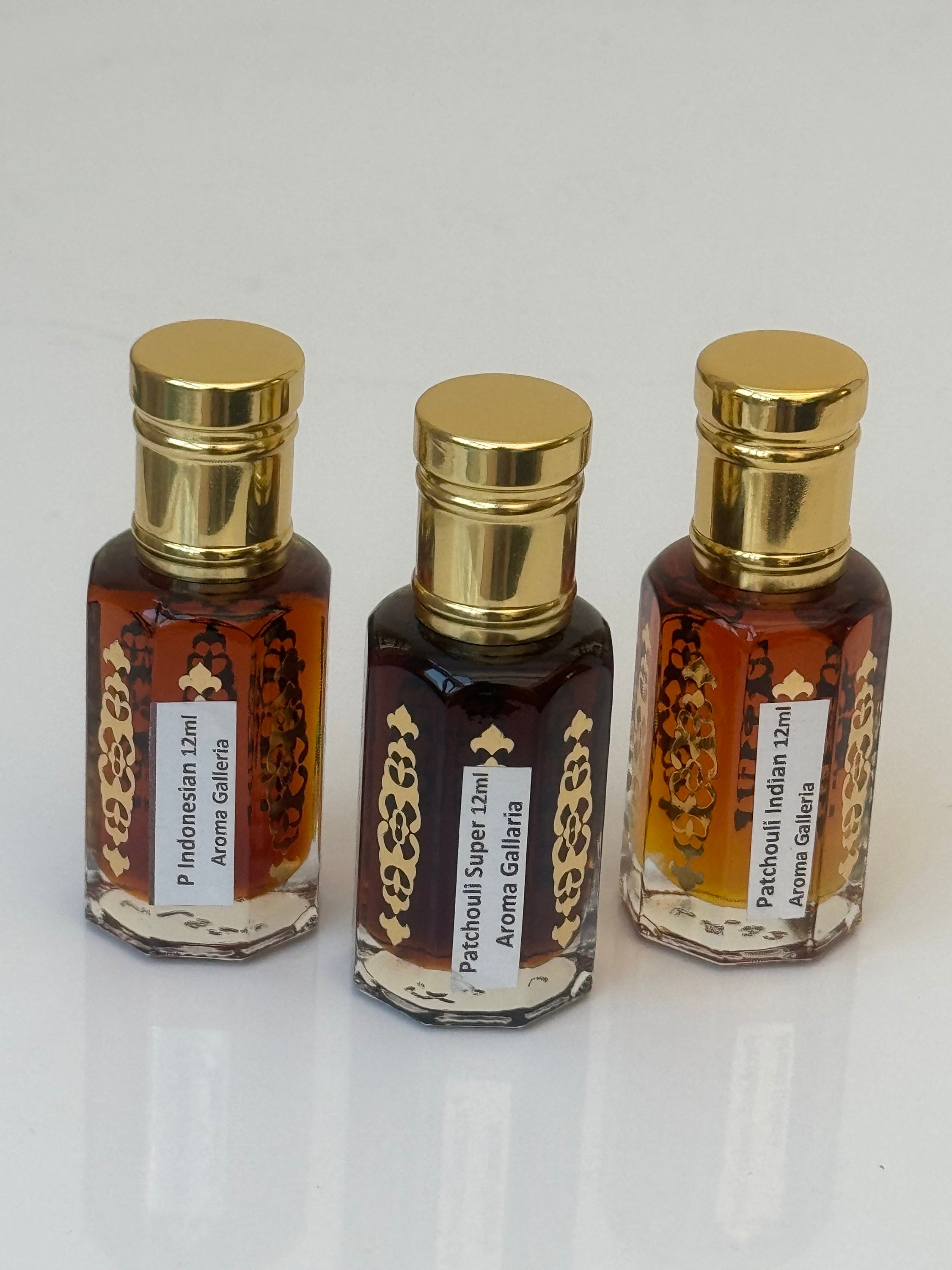 3x12ml PATCHOULI COLLECTION GIFT Set Including Patchouli Super, Indian ...
