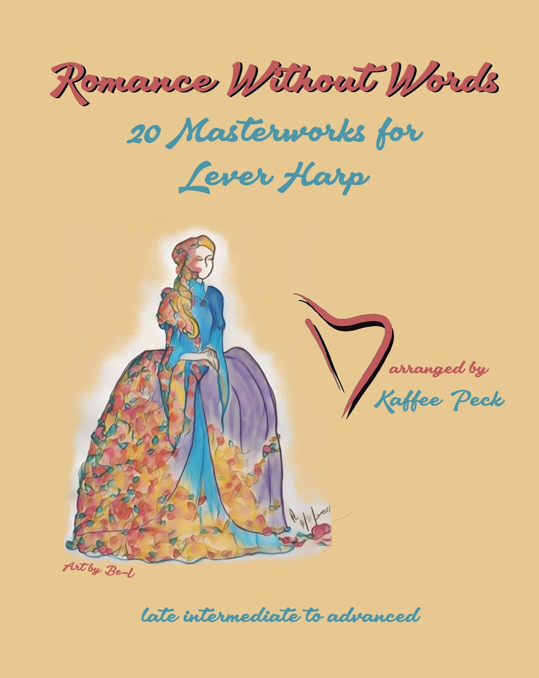 Romance Without Words: 20 Masterworks for Lever Harp - Etsy