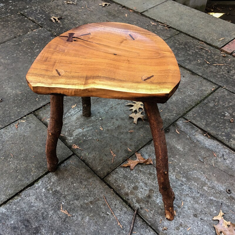 Carved Wood Stool - Etsy